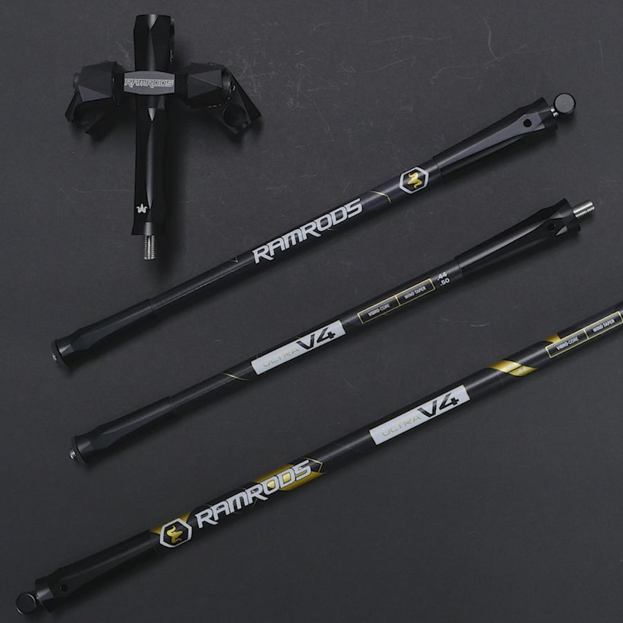 Ultra V4 Bow Stabilizer - Advanced Stability | RamRods Archery